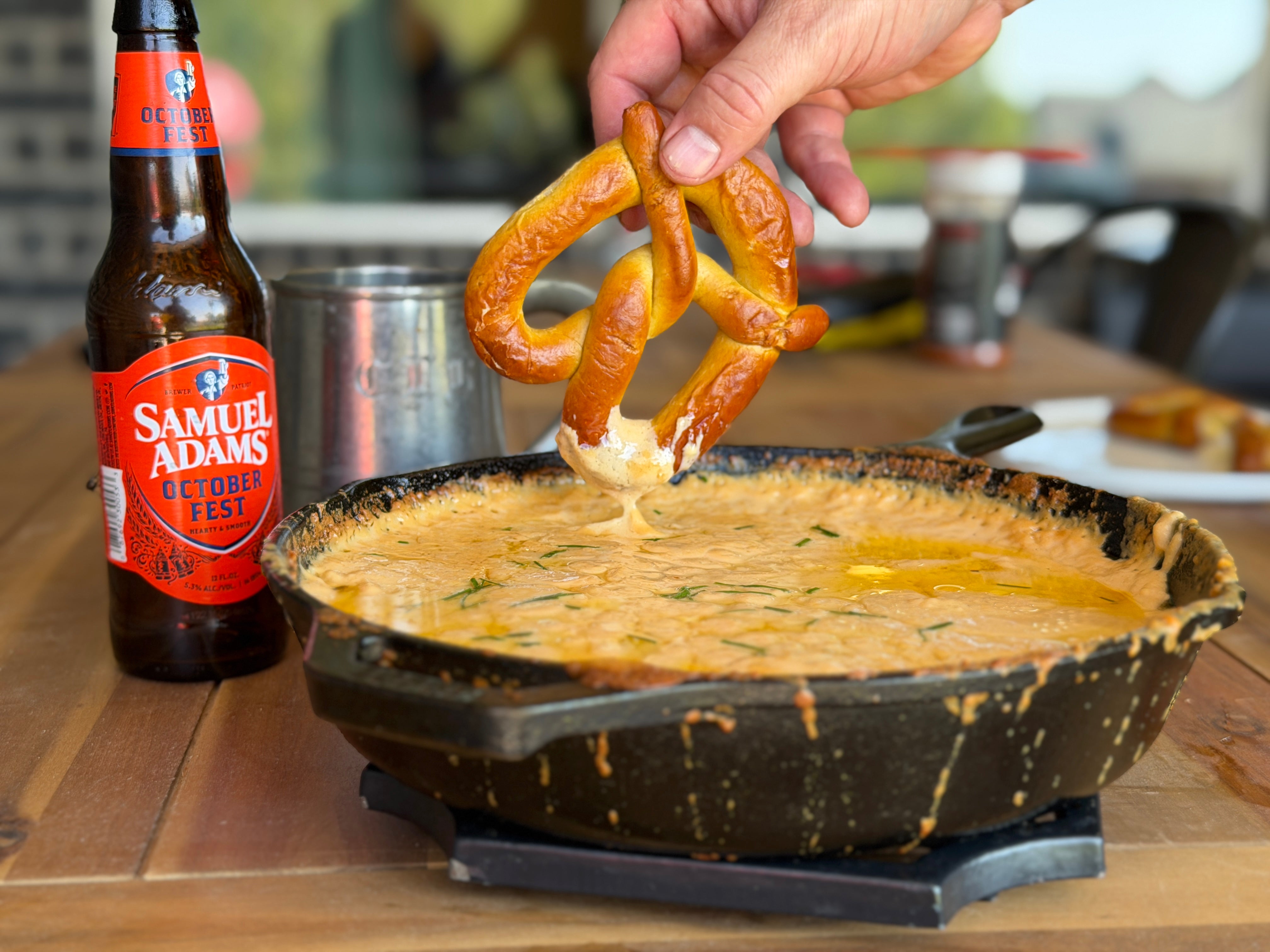 Beer Cheese Dip - Kamado Joe