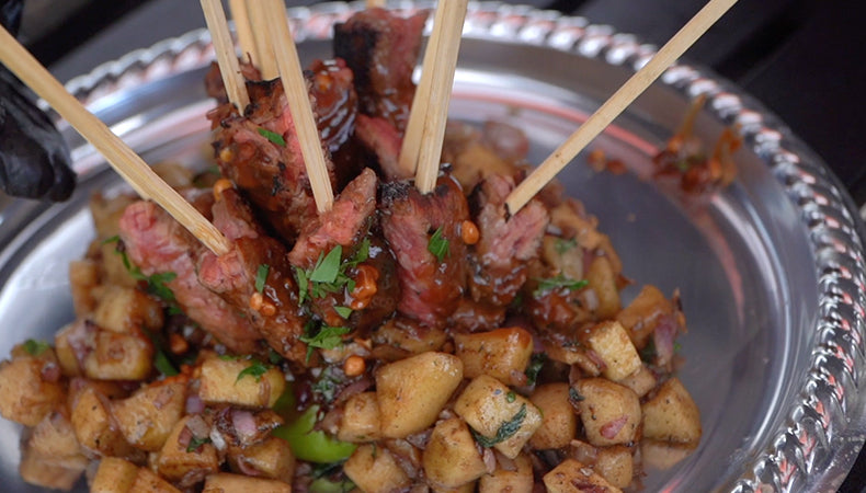 Mongolian Beef Satay - Kamado Joe