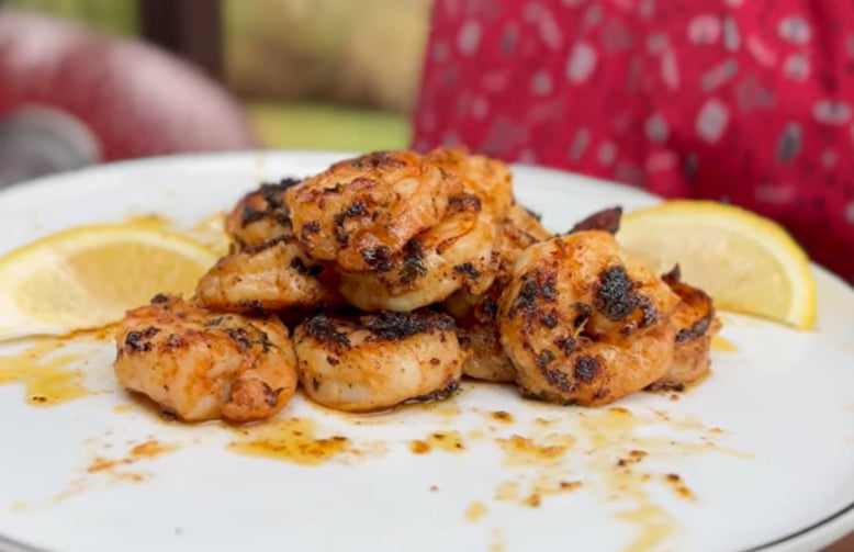 Cowboy Butter Shrimp - Kamado Joe