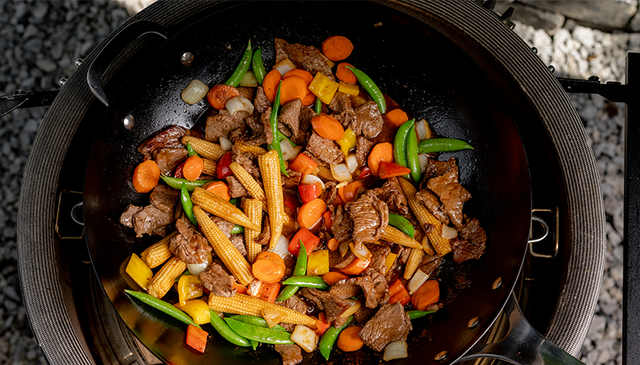 Beef Stir Fry Using the Karbon Steel™ Wok - Kamado Joe