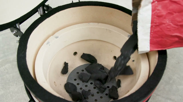 Joe Jr® Portable Grill with Cast Iron Stand - Kamado Joe