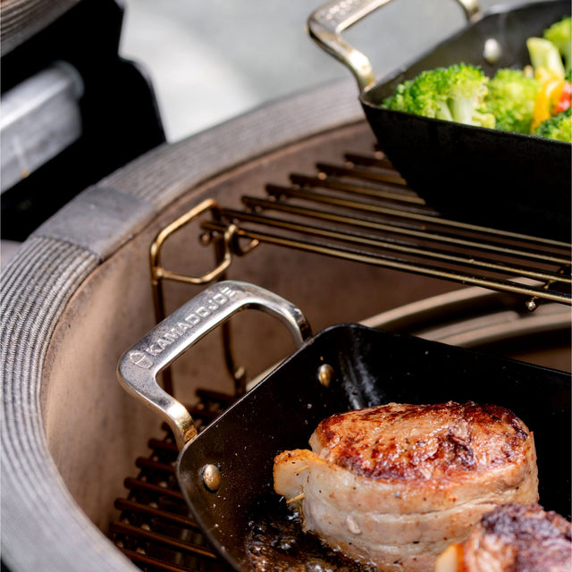 Kamado Joe® Karbon Steel™ Carbon Steel Half-Moon Pan Set