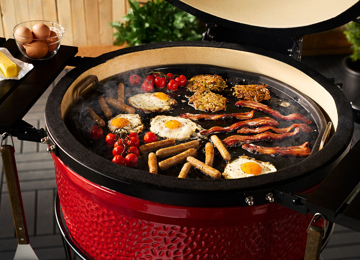 Kamado Joe® Half Moon Cast Iron Reversible Griddle